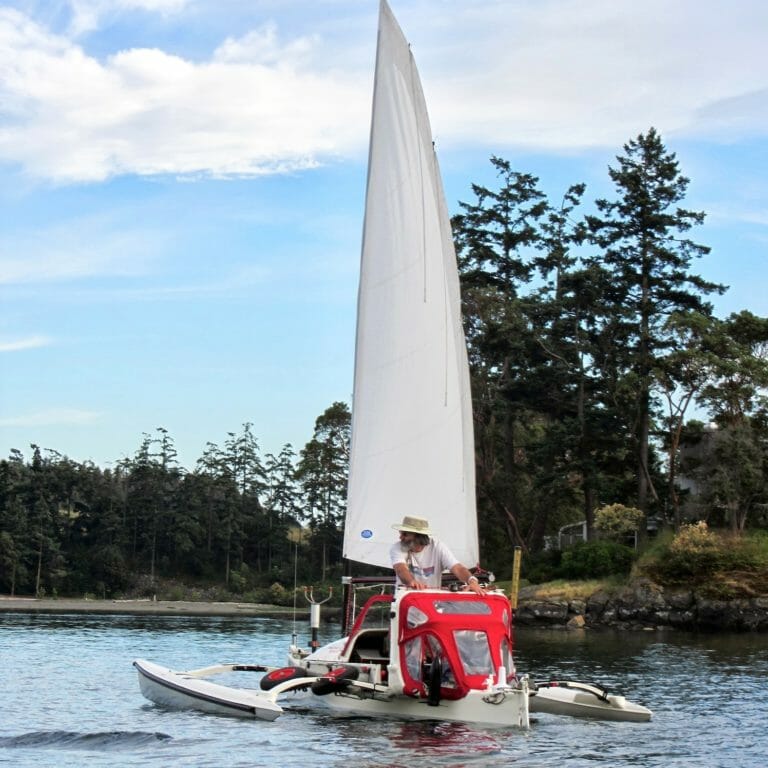 Building the Microship Trimaran - Nomadic Research Labs