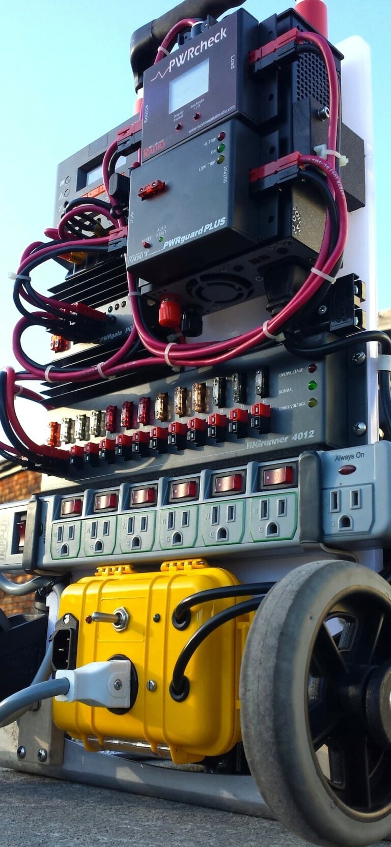 The Shacktopus Portable Power Cart - Nomadic Research Labs