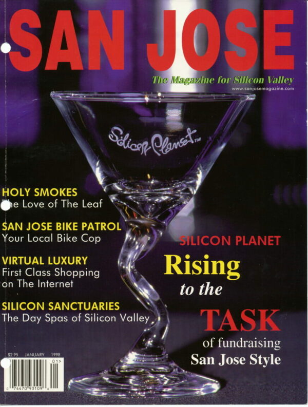 San Jose magazine cover, Jan 1998 - Nomadic Research Labs