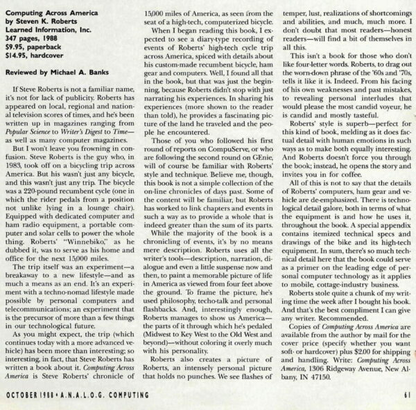 Computing Across America book review - A.N.A.L.O.G. Computing - Nomadic ...