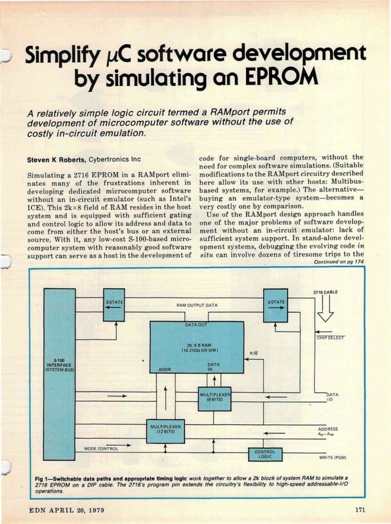 Simplify Microcomputer Software Development by Simulating an EPROM ...