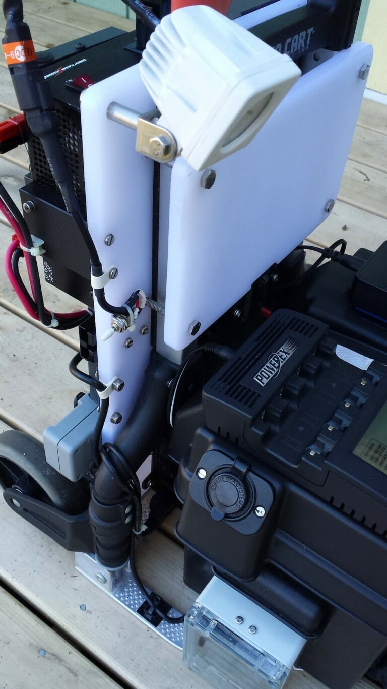 The Shacktopus Portable Power Cart - Nomadic Research Labs