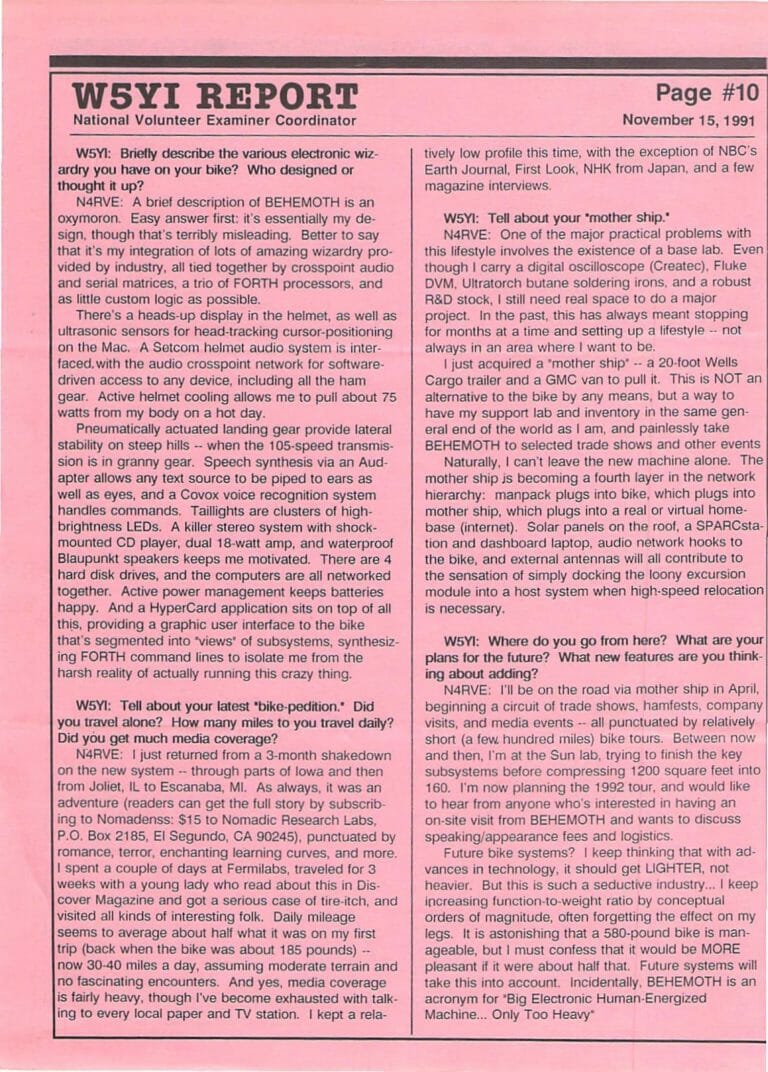 w5yi-10 - Nomadic Research Labs